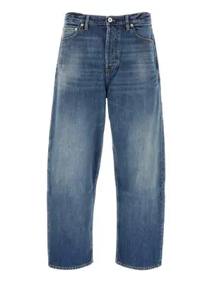 Valentino Garavani Denim Wide-leg Jeans - Blue