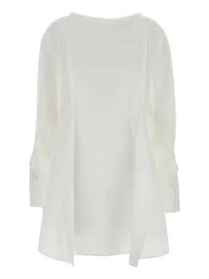Carven Poplin Esperanto Mini Dress - White