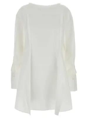 Carven Poplin Esperanto Mini Dress - White