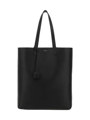 SAINT LAURENT SAINT LAURENT Leather Bold Shopping Bag