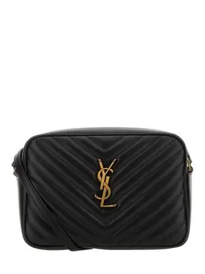 SAINT LAURENT Saint Laurent Women Black Leather Crossbody Bag