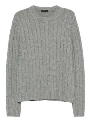 Prada Cashmere Cableknit Pullover - Multicolor