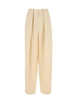 Stella McCartney Viscose Blend Wide-leg Pant - Yellow