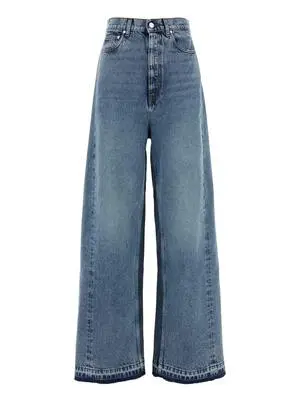 Stella McCartney Denim Ride-leg Jeans - Blue
