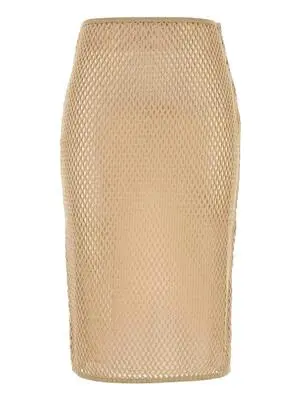 Prada Mesh Skirt - Brown