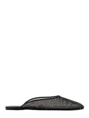 Magda Butrym Mesh Slippers - Black
