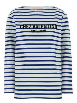 Valentino Garavani VALENTINO GARAVANI Embroidered Cotton T-Shirt Multicolor