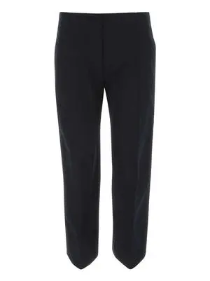 Bottega Veneta Cotton Cropped Cut Pant - Blue
