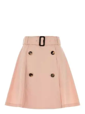 Burberry Cotton Skirt - Pink