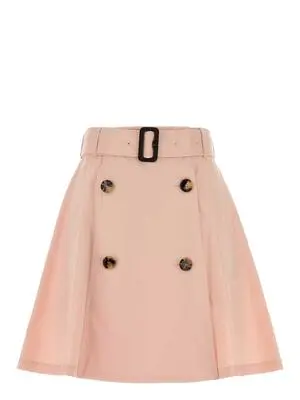 Burberry Cotton Skirt - Pink
