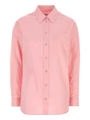 Burberry BURBERRY Embroidered Poplin Shirt Multicolor