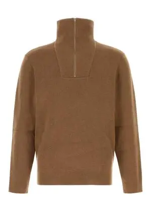 Valentino Garavani Camel Wool Sweater - Brown