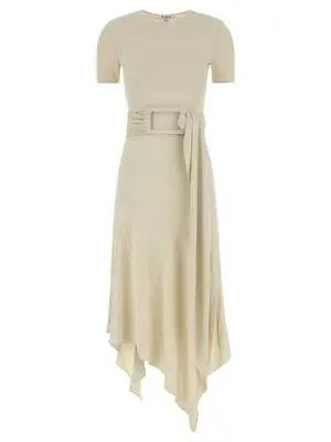 Alaïa Jersey Dress - White