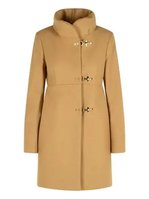 FAY Wool Blend Coat - Cream