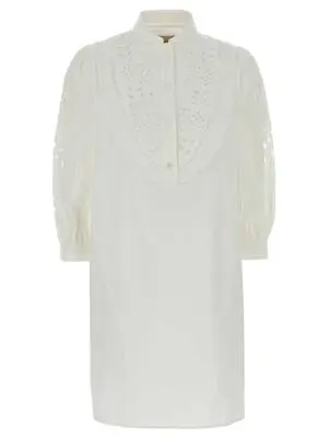 Valentino Garavani Poplin Shirt Dress - White