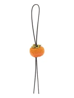 JW Anderson Crochet Persimmon Charm - Orange