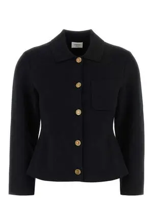 Saint Laurent Wool Cardigan - Black