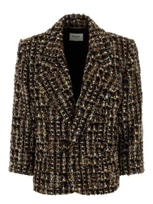 Saint Laurent Tweed Blazer - Multicolor