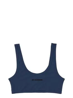 JIL SANDER Bikini Top - Blue