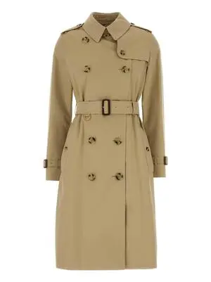 Burberry Twill Trench Coat - Brown