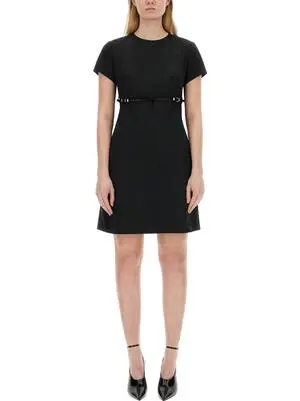 Givenchy Taffeta Voyou Dress - Black