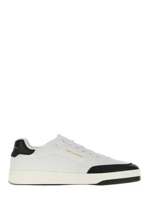 Saint Laurent Leather Sl/61 Sneakers - White