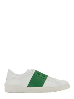 Valentino Garavani Leather Open Sneakers - White
