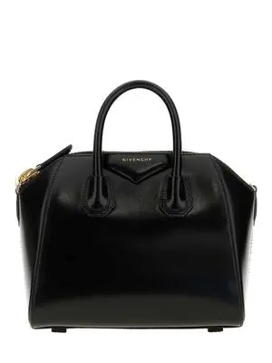 Givenchy Leather Mini Antigona Handbag - Black