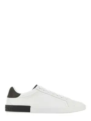 Dolce & Gabbana Leather Portofino Sneakers - White