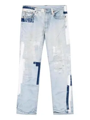 Acne Studios Printed Straight-leg Jeans - Multicolor