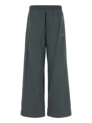 Balenciaga Dark Grey Cotton And Nylon Joggers - Gray