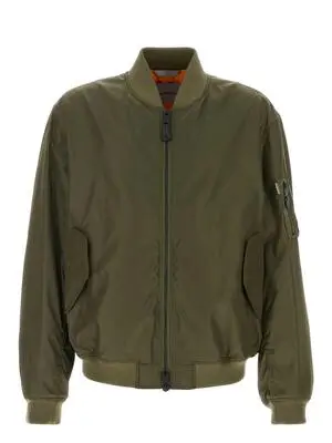 Balenciaga Nylon Bomber Jacket - Green