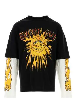 Amiri Cotton Oversize T-shirt - Black