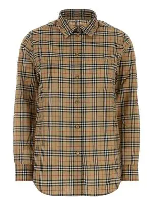 Burberry Embroidered Cotton Shirt - Multicolor