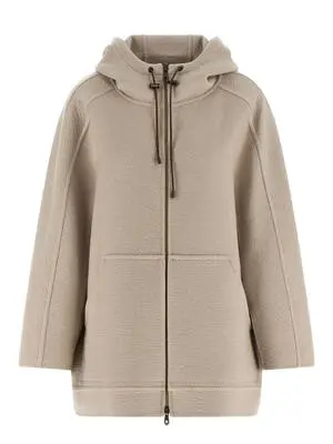 Max Mara Cashmere Hooded Coat - Cream