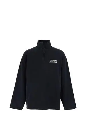 Balenciaga BALENCIAGA Cotton Half-Zip Sweatshirt Multicolor
