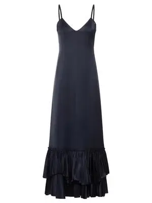 JIL SANDER Silk Blend Dress - Black