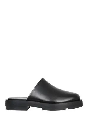 Givenchy Leather Squared Mules - Black