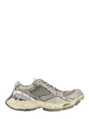 Balenciaga Synthetic Leather And Mesh Stapler Sneakers - Multicolor