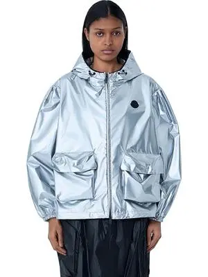 Moncler Ylang Bomber Jacket - Silver
