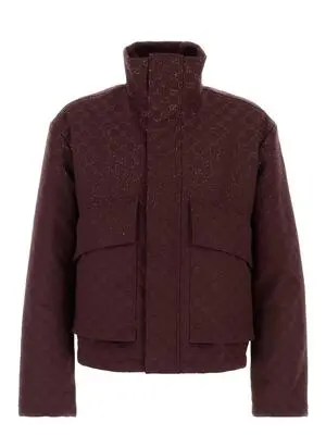 Gucci Gg Fabric Padded Jacket - Red