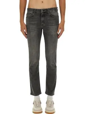 BOSS Delaware Slim Fit Jeans - Gray