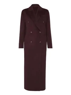 Brunello Cucinelli Double-breasted Coat - Red