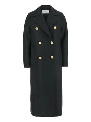 Harris Wharf London Wool Double-breasted Coat - Multicolor