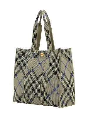 Burberry Medium Knit Tote Bag - Multicolor
