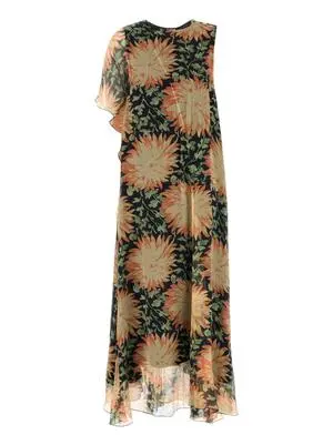 Loewe Printed Silk Dress - Multicolor