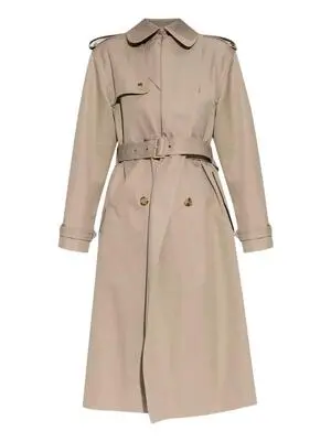 ALEXANDER MCQUEEN Alexander Mcqueen Women Double-Breasted Trench Coat