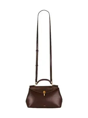 Jw Pei Audrey Flap Lock Top Handle Bag - Brown
