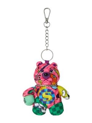 SPRAYGROUND Kawaii Chaos Bear Keychain - Multicolor