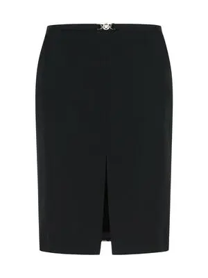 Versace Virgin Wool Skirt - Black